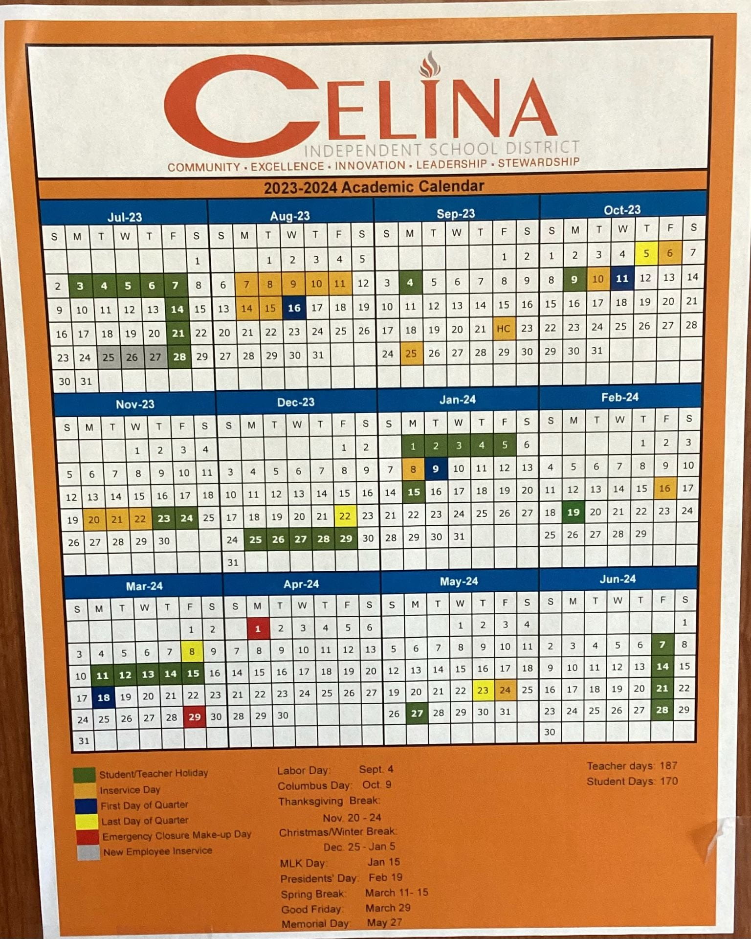 Four-Day School Week at CHS